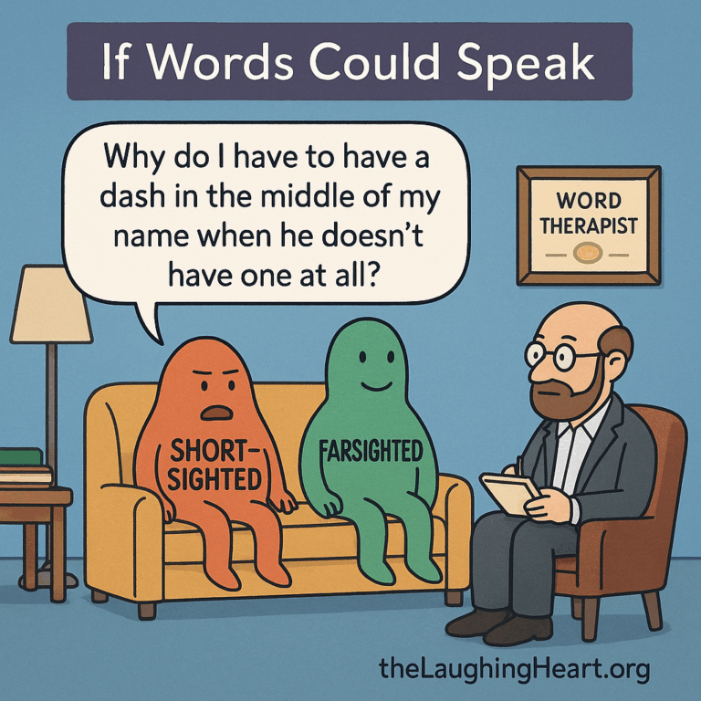 SHORT-SIGHTED: Why Do I Have To Have A Dash In The Middle Of My Name ...
